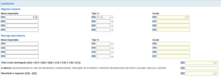 Actividades exentas de IVA y modelo 309